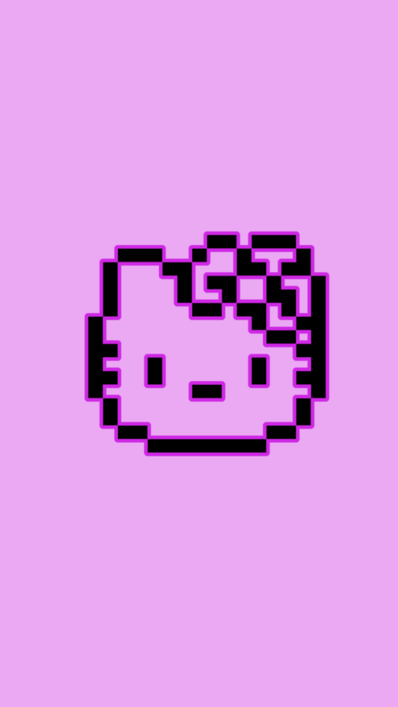 Como Desenhar A Hello Kitty Em Pixel Art - Parte1 - Aprendartes