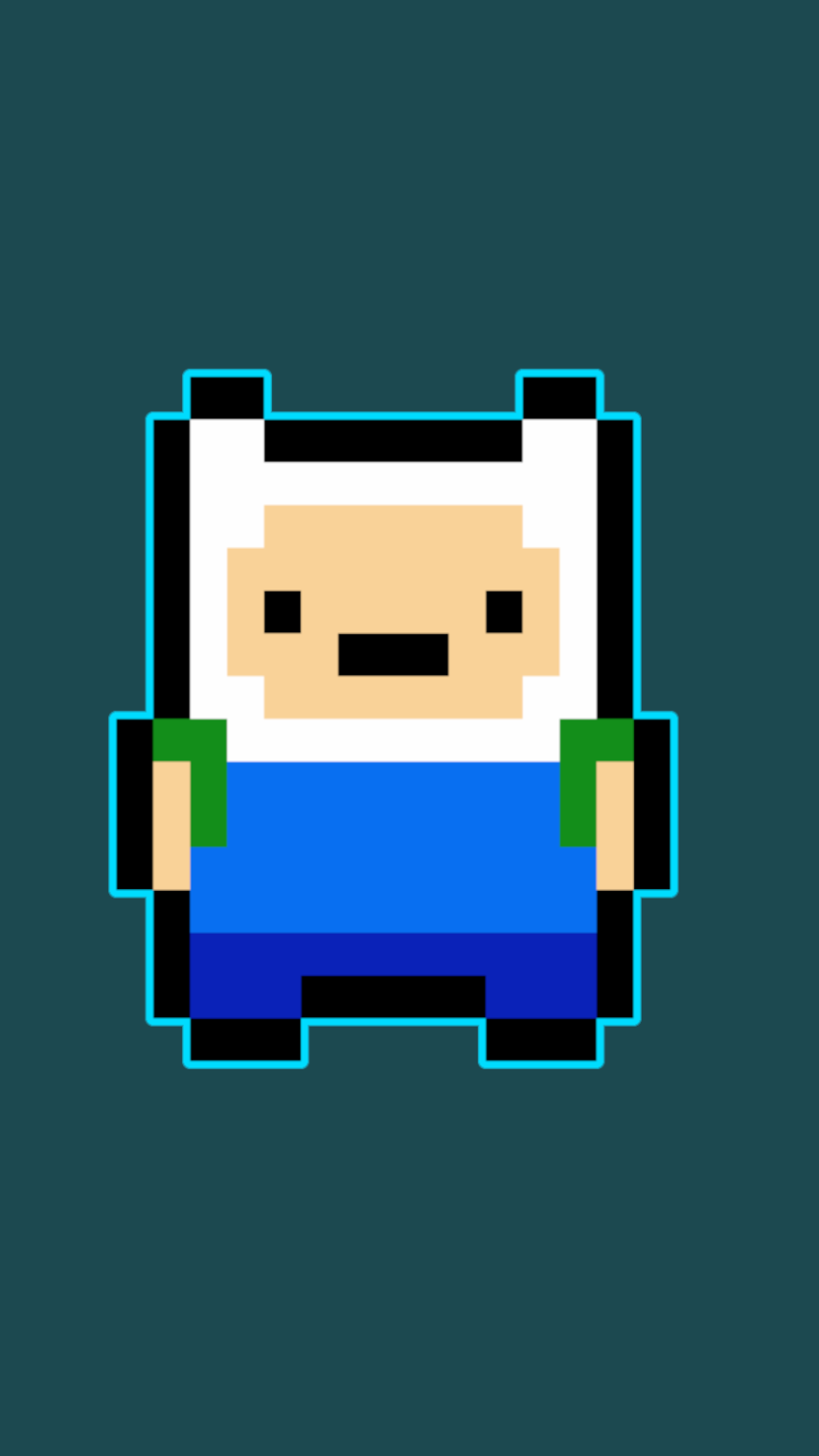 Como Desenhar o Finn Em Pixel Art - Aprendartes