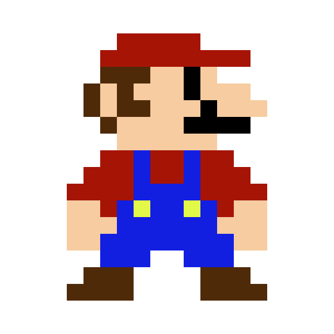 Como Desenhar O Super Mario Em Pixel Art - Aprendartes